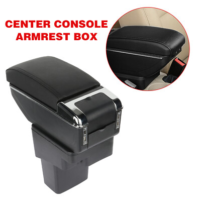 Center Console Armrest Box Black For 2011-2015 Nissan Juke Sport ...