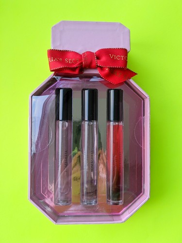 Victoria's Secret BOMBSHELL Trio Perfume Gift Set Beauty Bundle ...