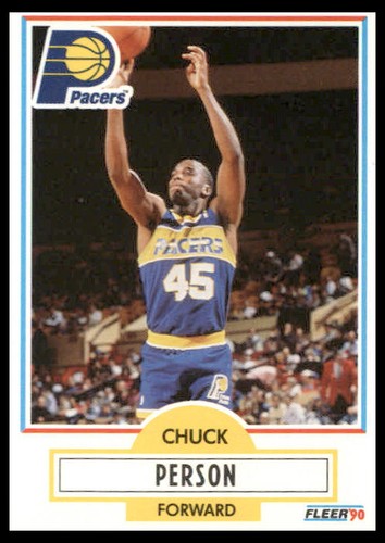 1990 Fleer #79 Chuck Person Indiana Pacers Basketball Card | eBay