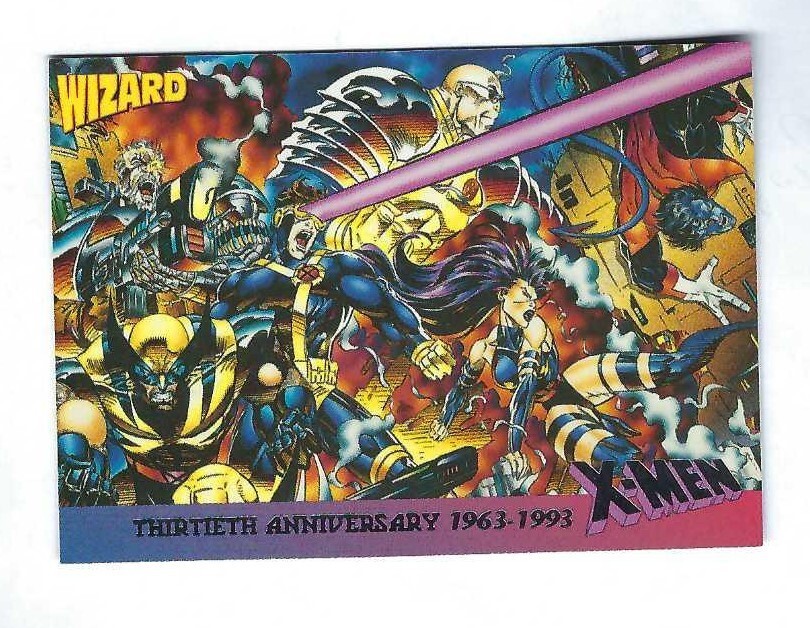 1993 Wizard Marvel X-Men Thirtieth Anniversary Promo | eBay