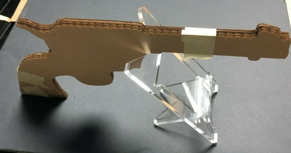 Clear acrylic gun display stand for collector or retail | eBay UK