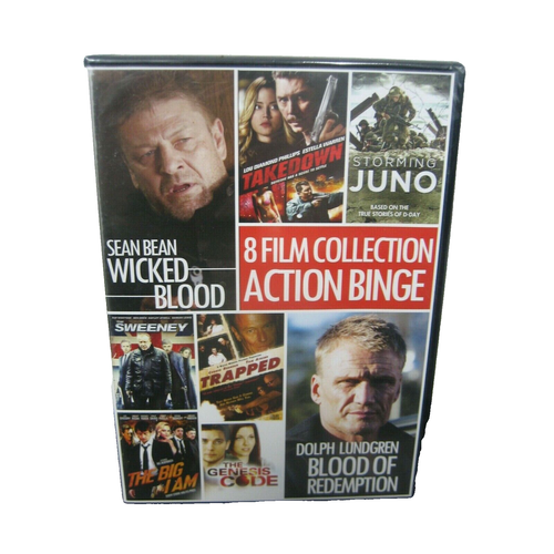 8 film collection action binge dvd set new sealed sean bean dolph ...