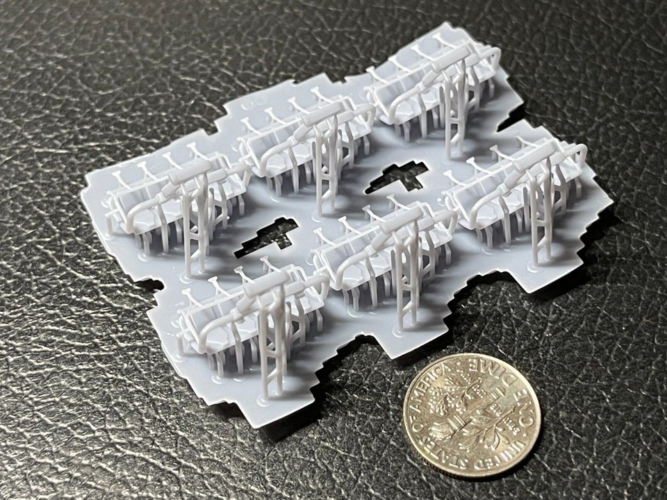 N Scale Gondola untrimmed Ski lift Chair aerial tram model rail road 6 ...