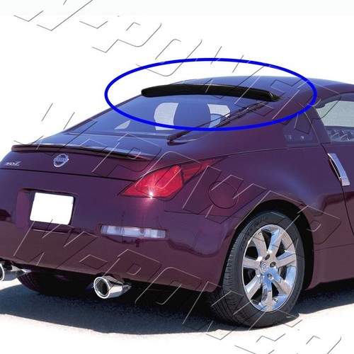 Full Real Carbon Fiber For 03-08 Nissan 350Z Z33 Rear Roof Window Visor ...