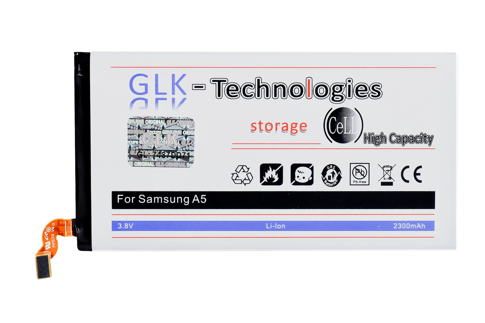 GLK - Akku für Samsung Galaxy A5 (2015) SM-A500F Battery PRO ...