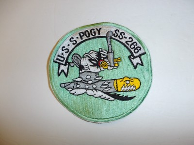 b3302 WW 2 US Navy Submarine Patch USS Pogy SS 266 Sub PB13 | eBay