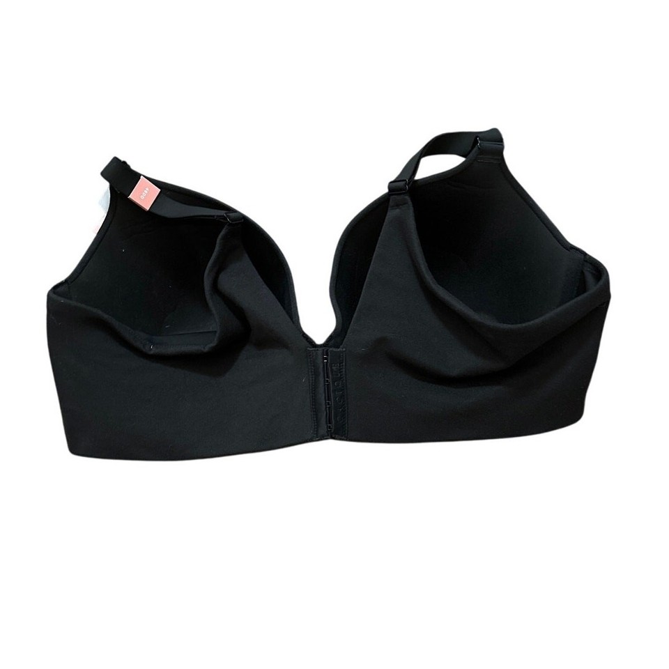 Cacique Boost Plunge Bra Black Invisible Backsmoother Size 46DD new ...