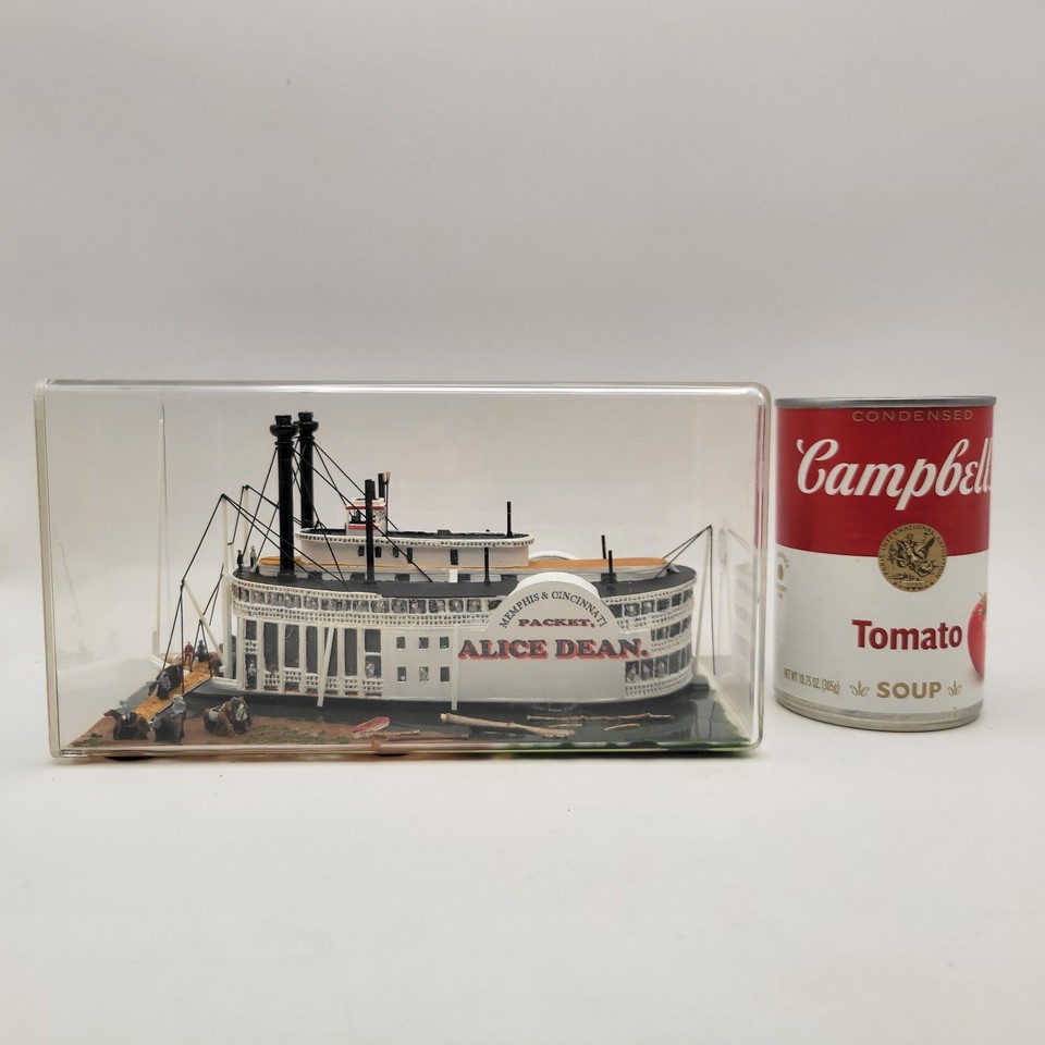 Alice Dean Steamboat Corydon Indiana Vintage Model Civil War Scene | eBay