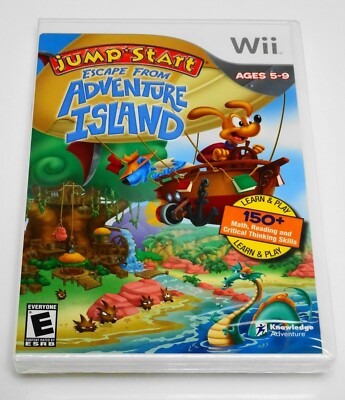 JUMPSTART: Escape from Adventure Island 🐶 (Nintendo Wii) CIB NEW SEALED ...