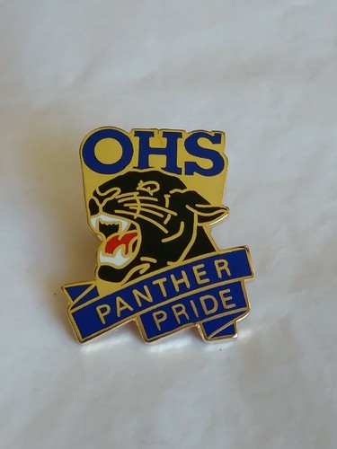 OHS Panther Pride Lapel Pin High School Mascot Sports Athletics ...