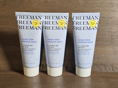 Freeman Sleepy Time Whipped Facial Mask RESTLESS SKIN MIND 3oz Pack of ...