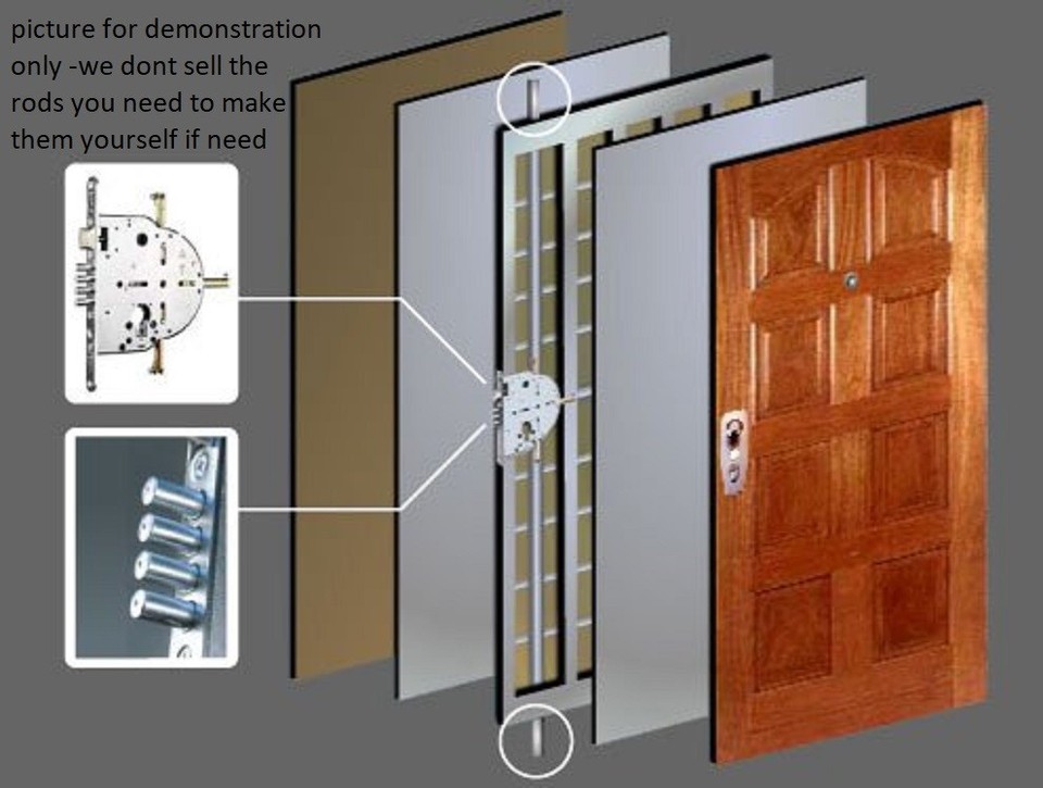 MUL T LOCK Multi Point Lock Mechanism Mortise 265 4-way locking Lock ...