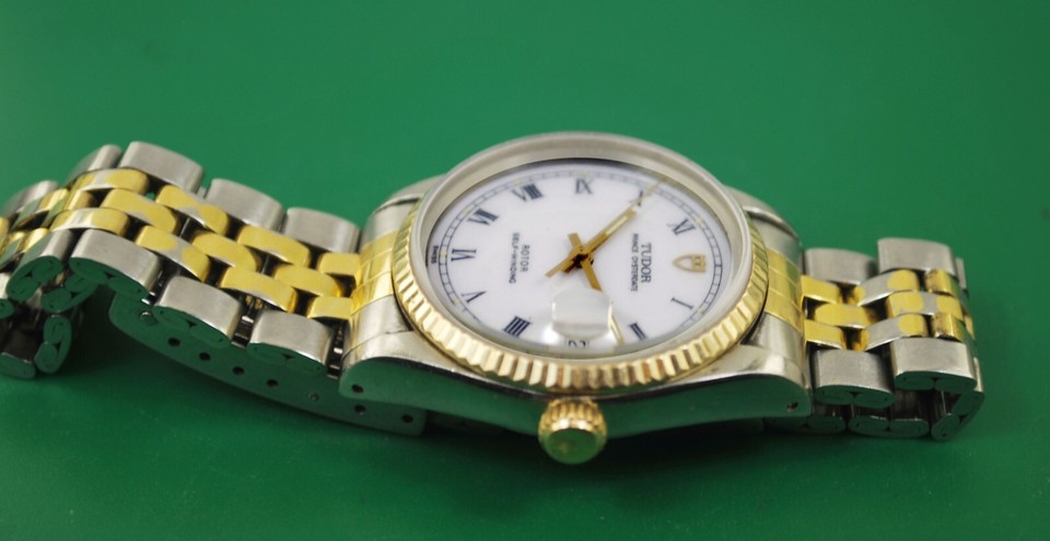 Tudor by Rolex Prince Oyster Date Automatic Enamel Dial Boy's 32mm ...