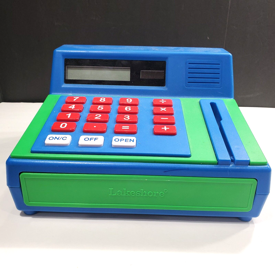 Lakeshore Learning Working Cash Register Kids Toy Play PP723 With Paper ...