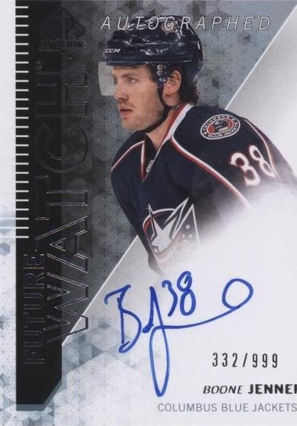 2013-14 SP Authentic - Future Watch #299 Boone Jenner /999 (AU, RC) for ...