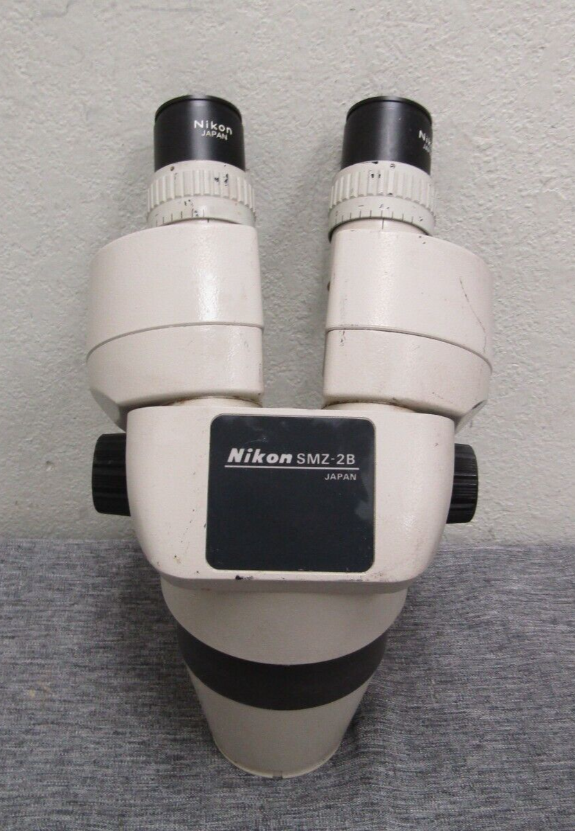 Nikon SMZ-2B Microscope Head W/ 2 Nikon 10x/21 Eyepiece | eBay