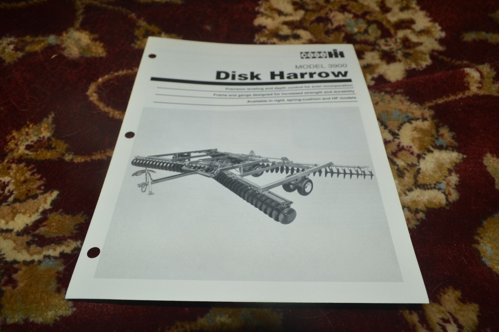 Case International 3900 Disk Harrow Brochure FCCA | eBay