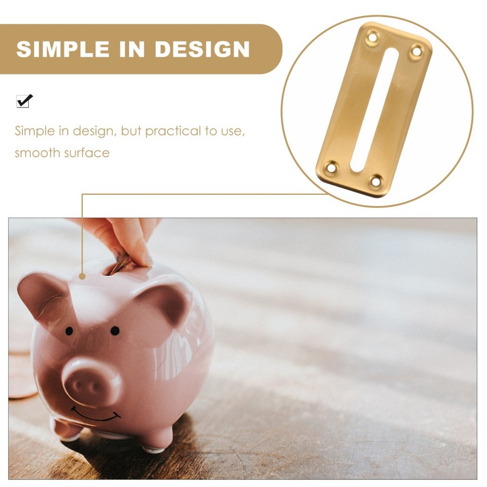 Coin Hole Saving Money Box Slot Jar Banknotes Top-insert Holders | eBay