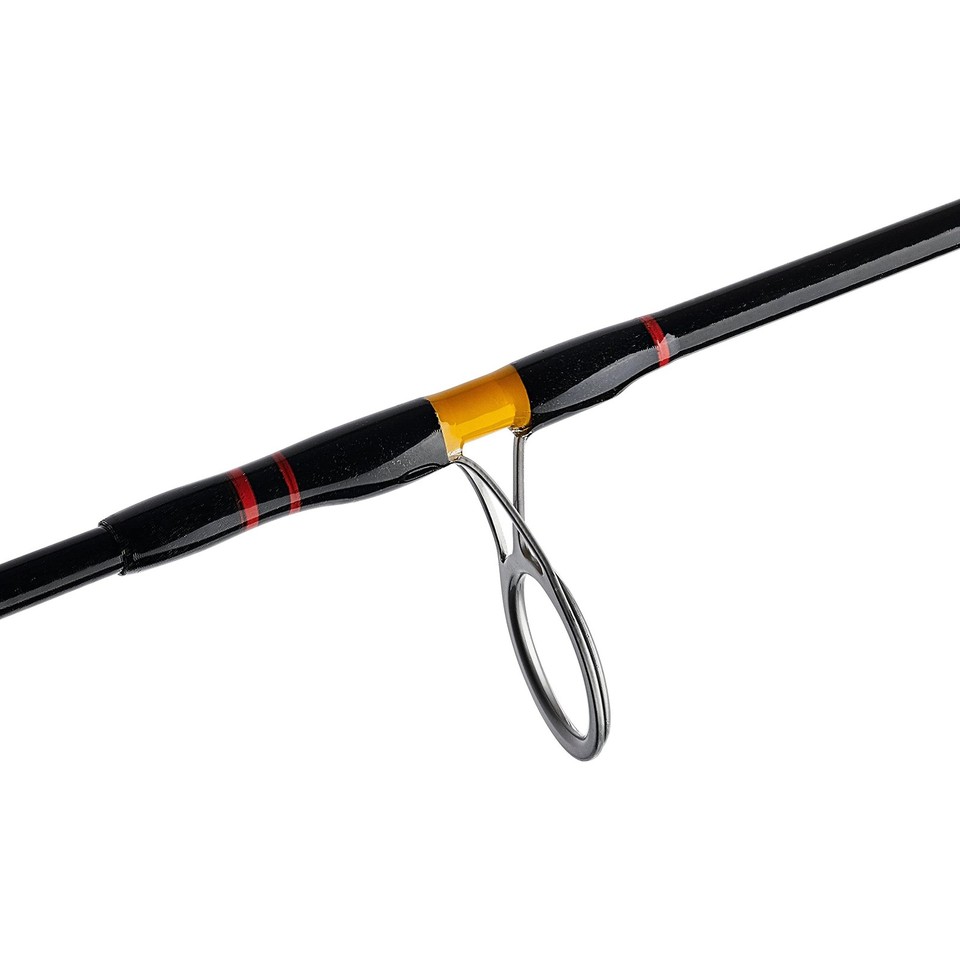 Bigwater Spinning Fishing Rod,Black/Red/Yellow | eBay