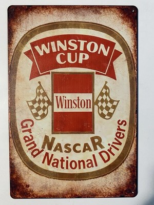 NASCAR - Winston Cup Racing Sign - Daytona Speedway - Metal Sign Wall ...