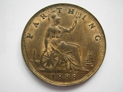 1888 Farthing UNC lustre | eBay UK