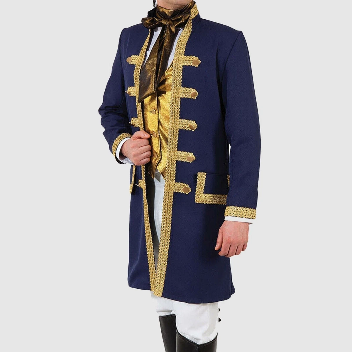Blue Pirate Frock Coat