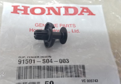 1X GENUINE for HONDA FENDER LINER CLIP 91501-S04-003 | eBay