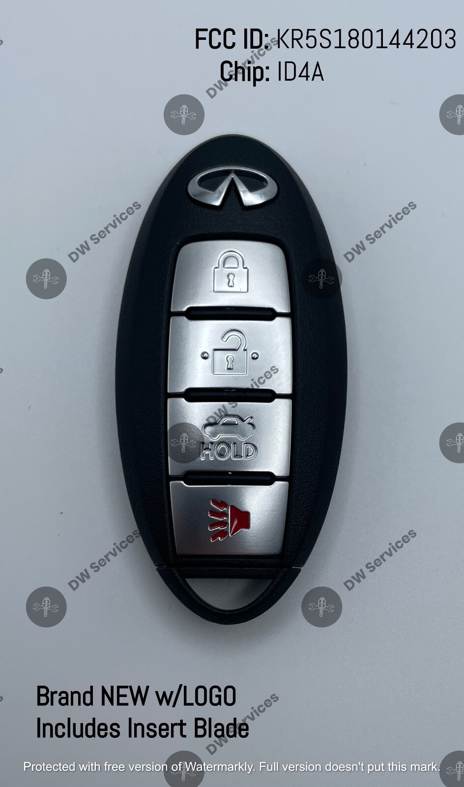 NEW! OEM Infiniti Q50 2014-2016 PROXIMITY Remote SMART key ...