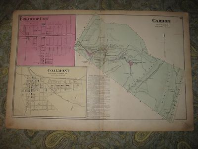 DC, DE, MD, NJ, NY, PA - Carbon Counties Pennsylvania Map
