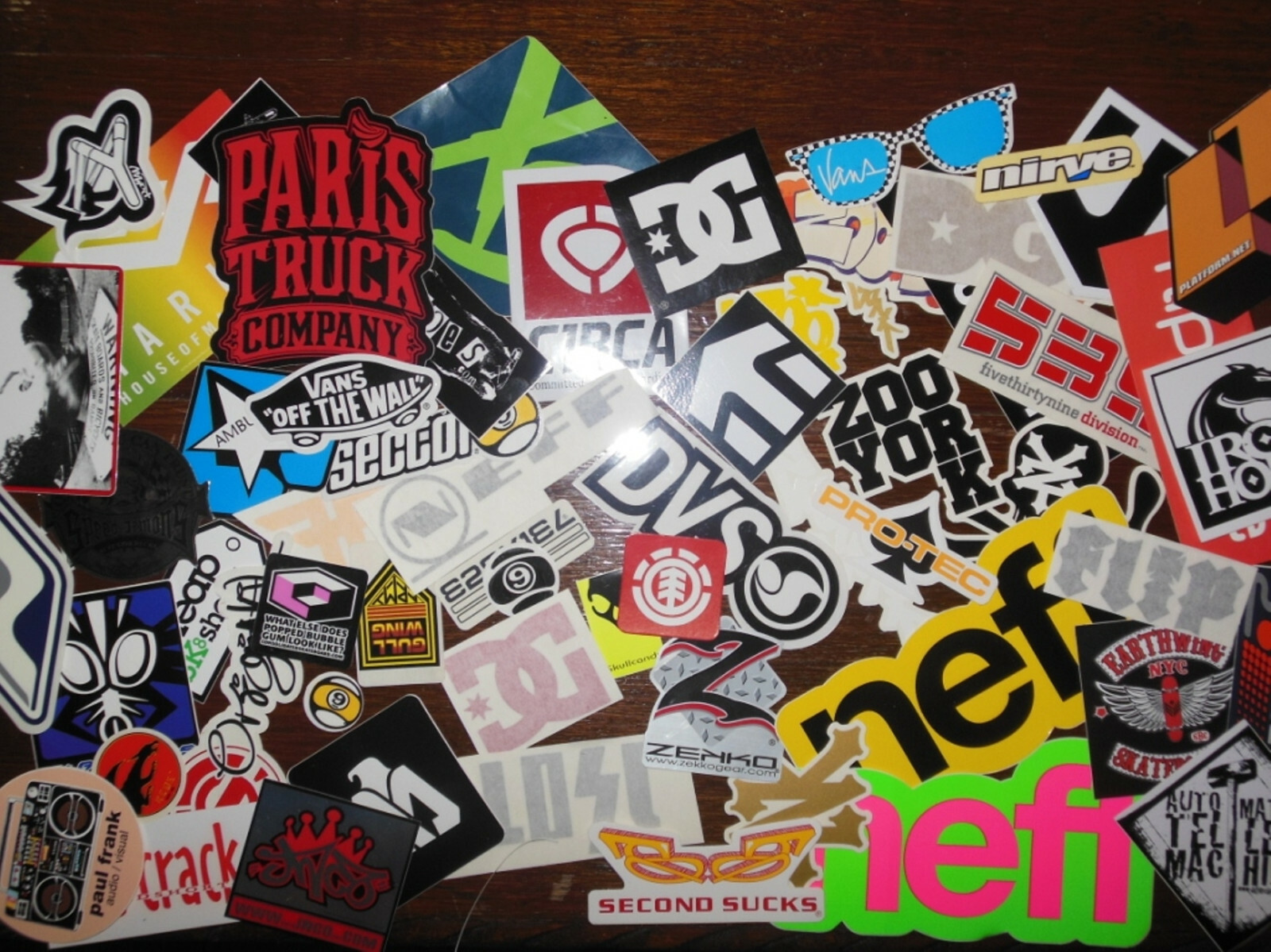 Skateboard Sticker Pack 20 decal stickers Element Zero Krew DC Fallen ...