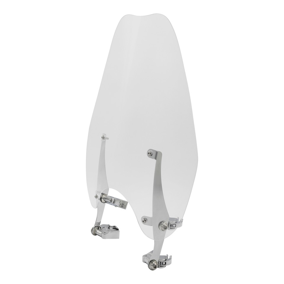 Windshield & 41mm Clamps Fit For Harley Softail FXST 88-13 Dyna Wide ...