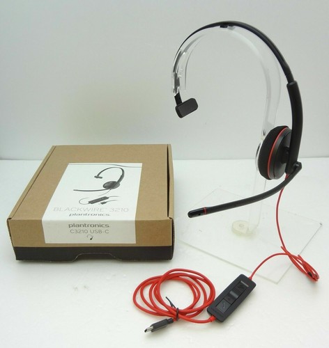 Plantronics Blackwire C3210 Mono USB-C Headband PC Headset 209748-22 ...