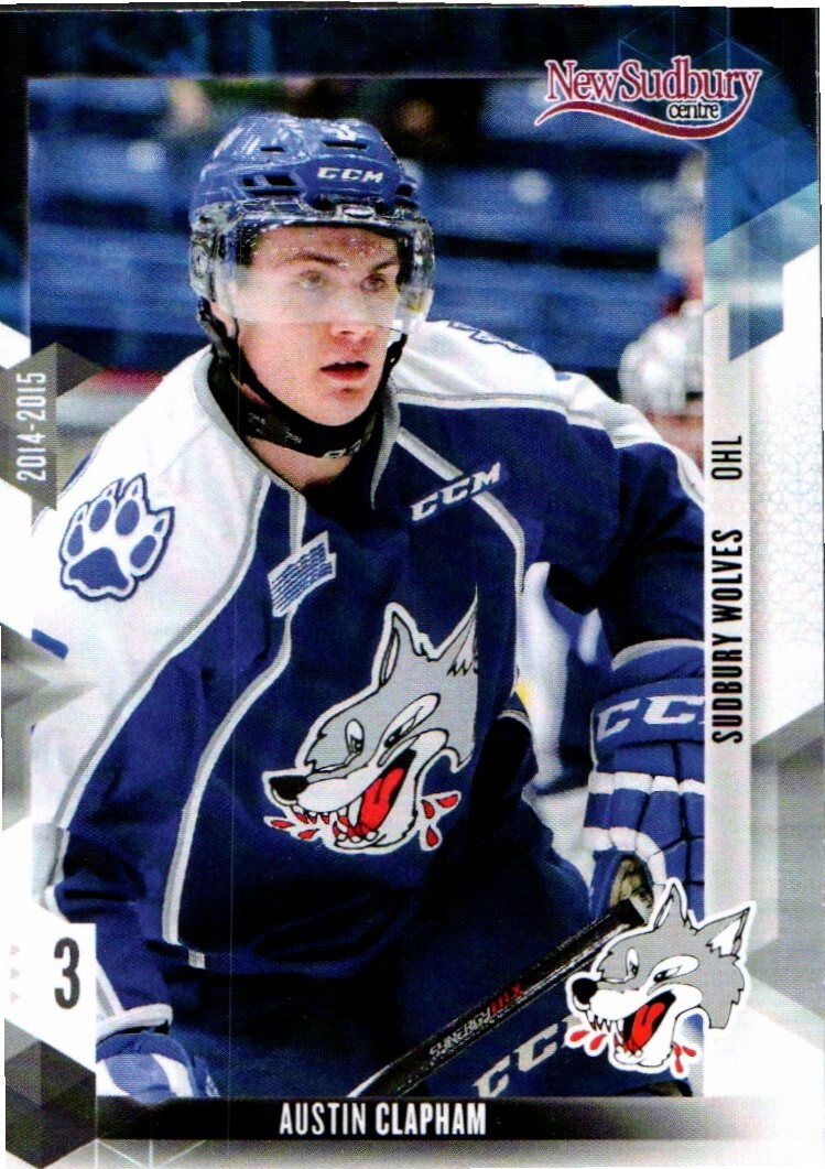 Austin Clapham 2014-15 Sudbury Wolves | eBay
