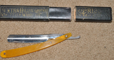Vintage Solingen Straight Razor Germany - Extra Hollow Ground | eBay