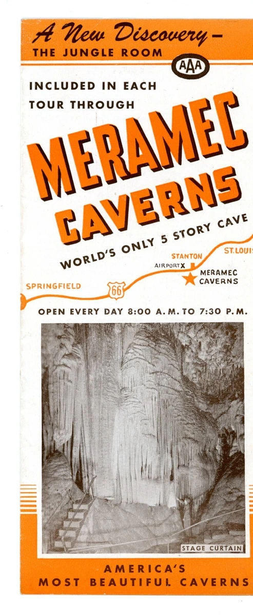 Meramec Caverns Map