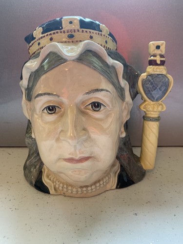 Royal Doulton Large Character Toby Jug Queen Victoria D6788 Special ...