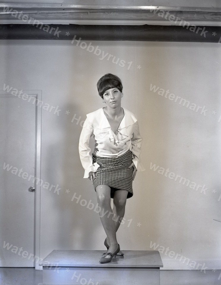 Beautiful Go-Go Girl 1967 Original 4x5 B/W Photo Negative | eBay