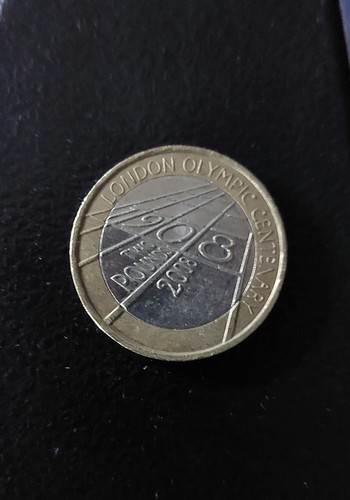1908-2008 London Olympic Centenary Two-Pound Coin £2 Circulated,Rare ...