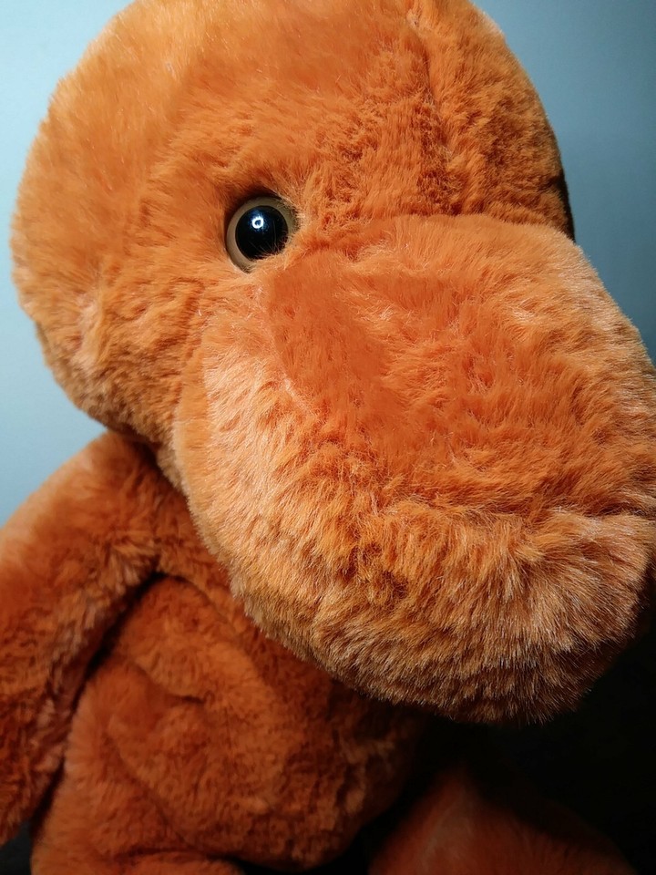 HTF Animal Adventure 16" Orange and Green Dinosaur Plush Stuffed Animal ...