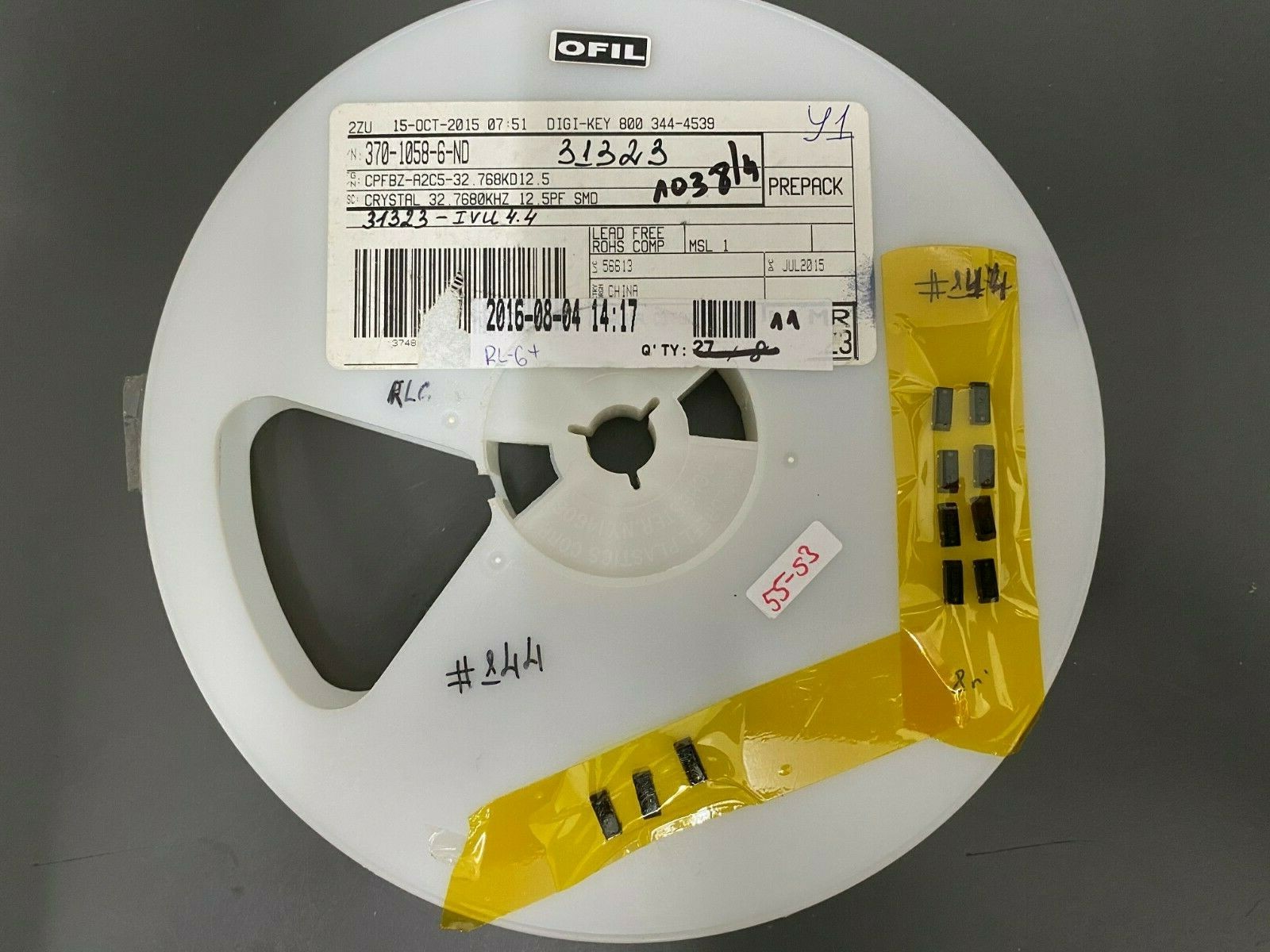 CPFBZ-A2C5-32.768KD12.5 - Cardinal - 12 pcs - CRYSTAL 32.7680KHZ 12.5PF ...