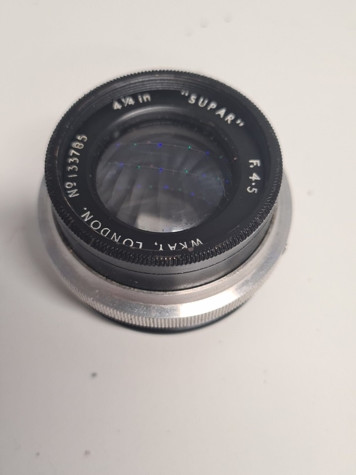 Collection Of 3 X Wray London Lenses, 2 X Supar 1 X Anastigmat | eBay