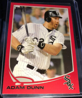 Adam Dunn 2013 Topps SP RED Border Card # 647, Chicago White Sox | eBay