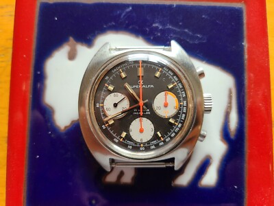 Vintage 1970s Swiss Superalfa Racing Chronograph: Valjoux 7736 ...