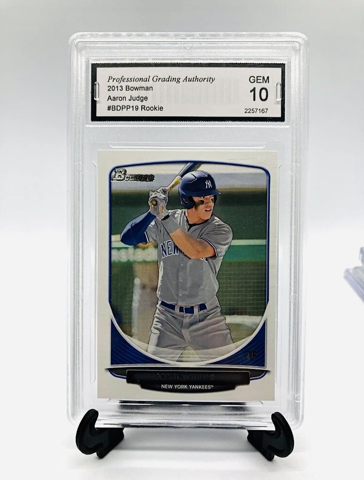 Aaron Judge Auto Lot 5 SP /100 SP /99 SSP /30 2013 Bowman 1 RC PSA 9 ...