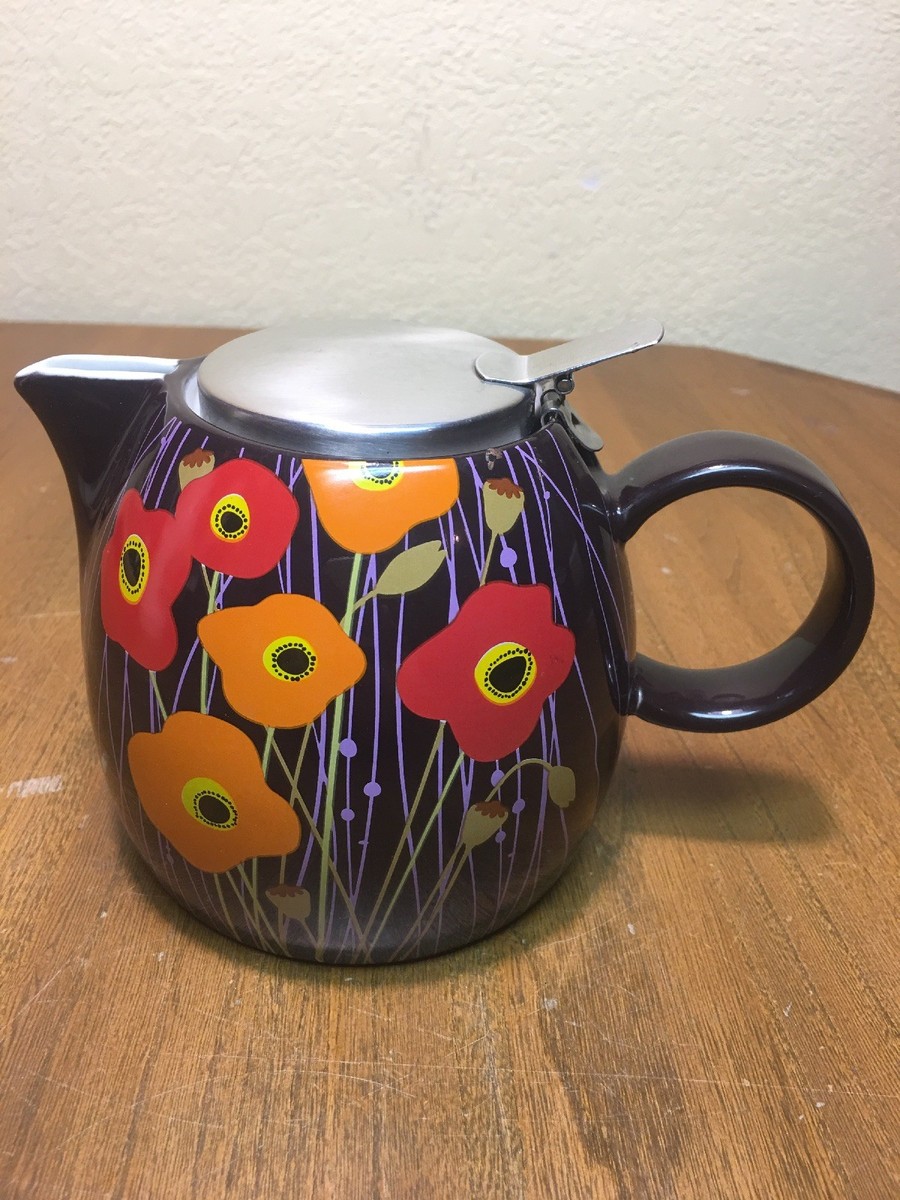 Easy Ceramic Teapots Hot Sale Porcelain Teapot Reaction Blue Glaze