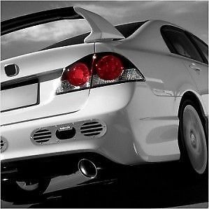 VMS RACING 2-PIECE REAR BUMPER DIFFUSER FOR HONDA ACURA CIVIC INTEGRA ...