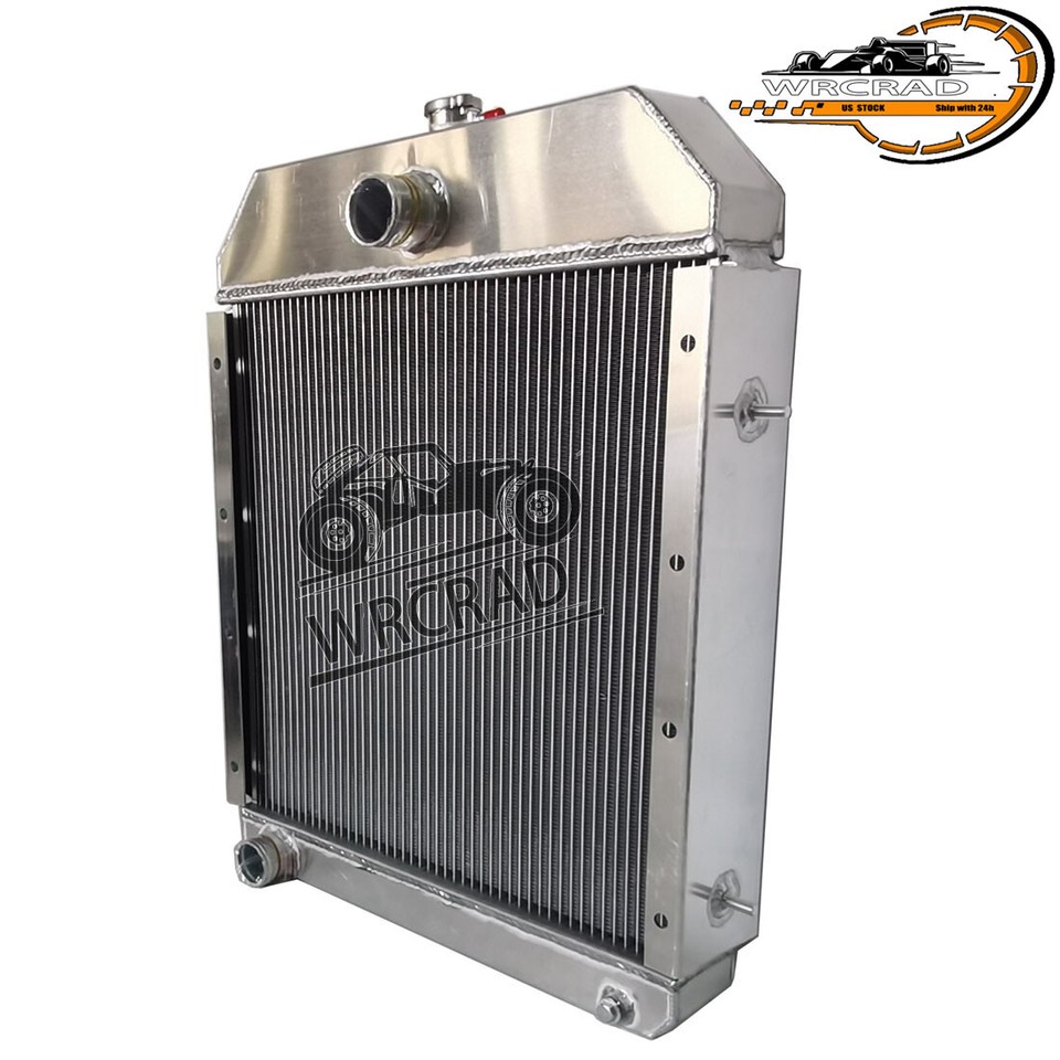 Aluminum Radiator For Case-IH Backhoe 480D 480LL 580 Super D 580D 584D ...