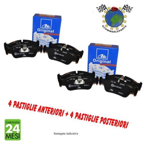 Kit Pastiglie freno Ant+Post ATE per AUDI A1 SEAT IBIZA V ARONA SKODA ...