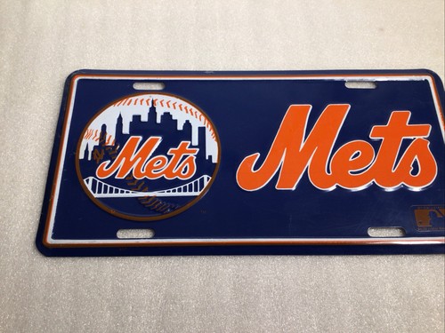 New York Mets License Plate Vintage never installed on a vehicle | eBay