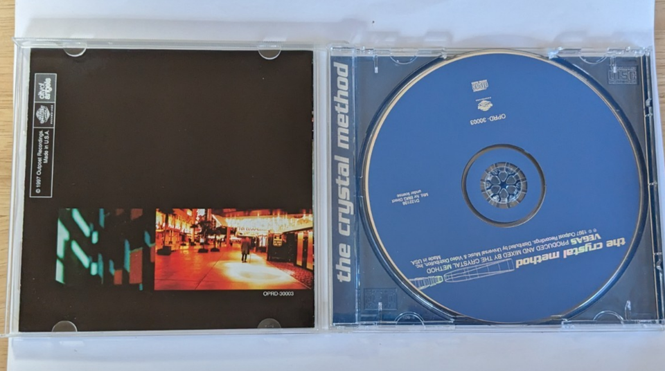 Vegas- The Crystal Method - 1997 CD | eBay UK